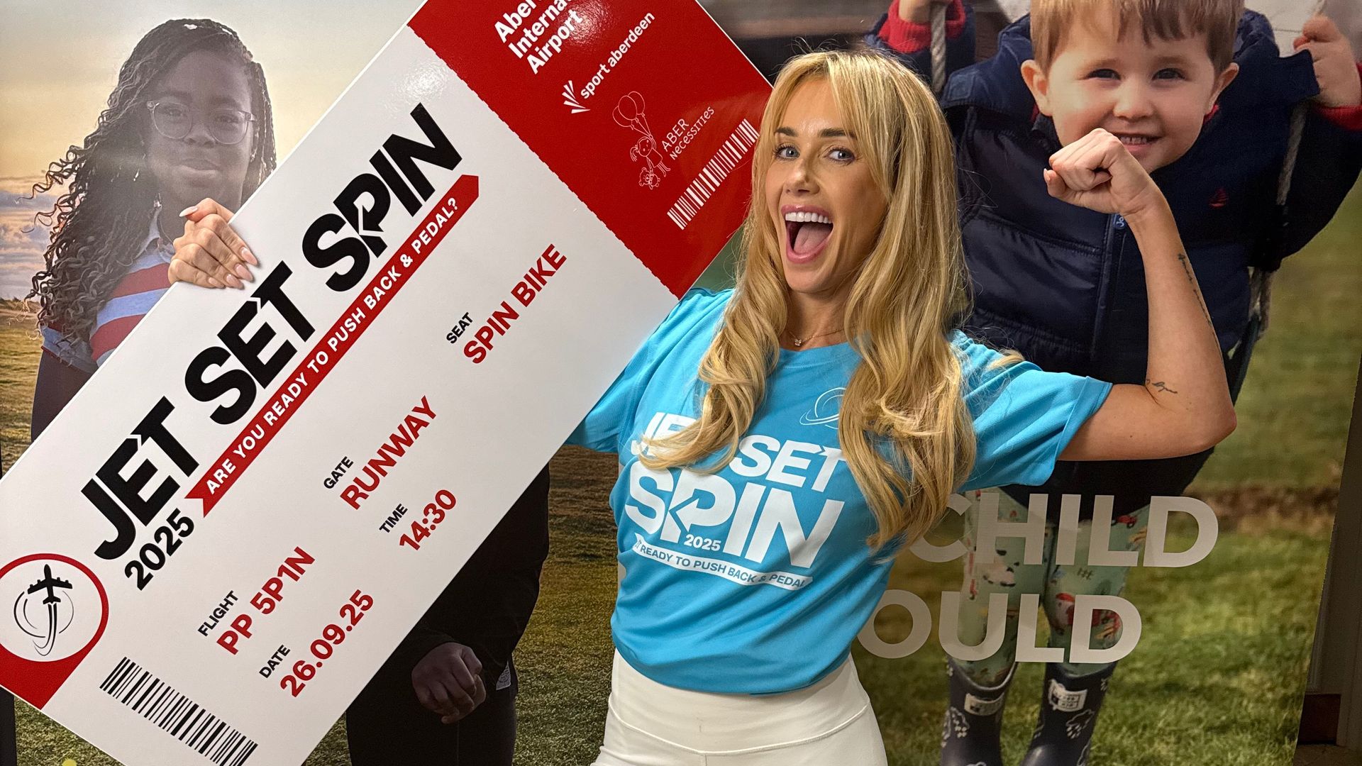 Laura anderson's Jet Set Spin at Aberdeen International Airport 2025 ...
