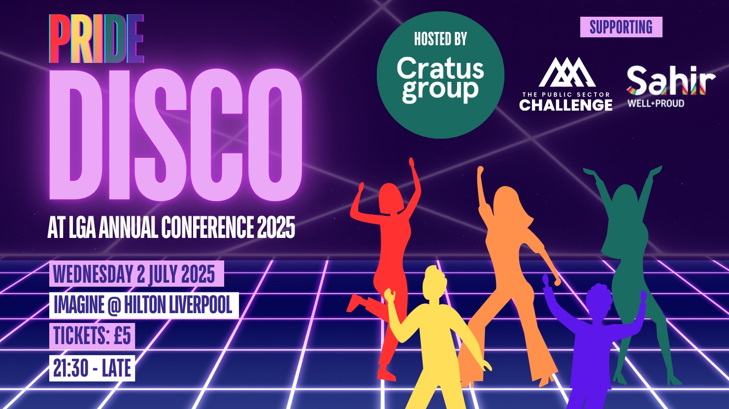 Pride Disco at the LGA Annual Conference 2025 - GiveWheel