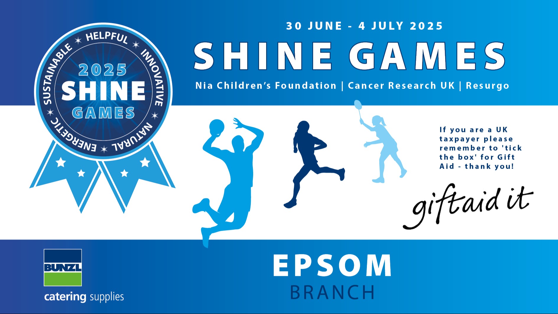 SHINE GAMES 2025 - Epsom - GiveWheel